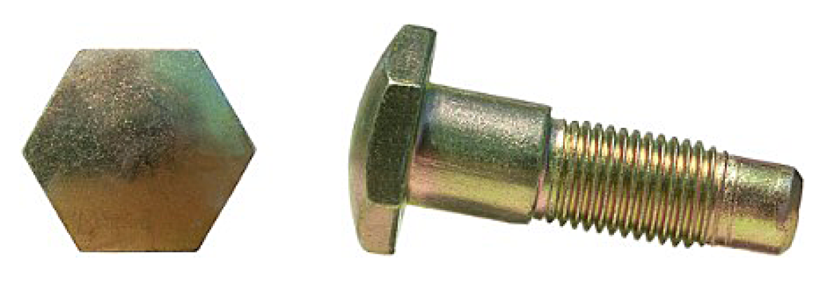 AMK 7/16-20 x 1 1/2 Smooth-Top Bolt Zinc Dichromate B-10195 | Fastener ...