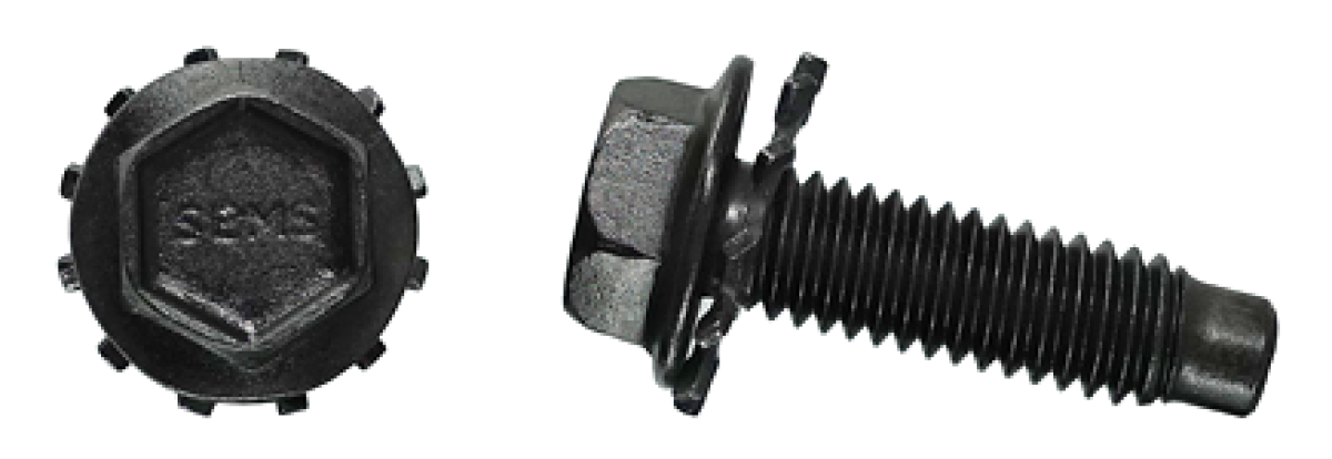 AMK 3/8-16 x 1 5/16 Hex Washer .88 External SEMS LP Phosphate B-11961 ...